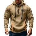 Danhjin Men's Trendy Hoodies Quarter Zipper Pullover Sweatshirts Long ...