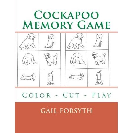 Cockapoo Memory Game: Color - Cut - Play | Walmart Canada