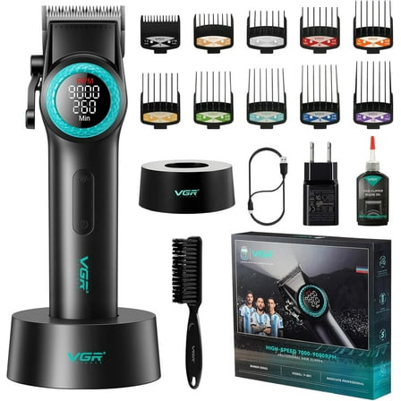 Robocut Automatic Vacuum Hair Cutting System Haircutter Clipper, Silver ...