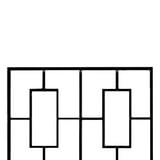 Panacea Contemporary Trellises, Black, 78"H, Pack of 5 - Walmart.com