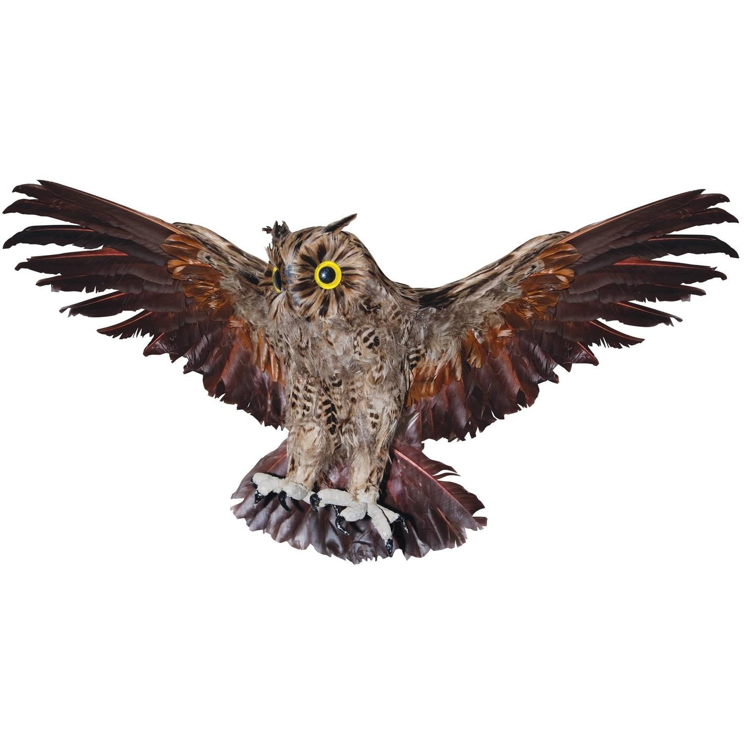 19" Brown Owl Halloween Decoration - Walmart.com