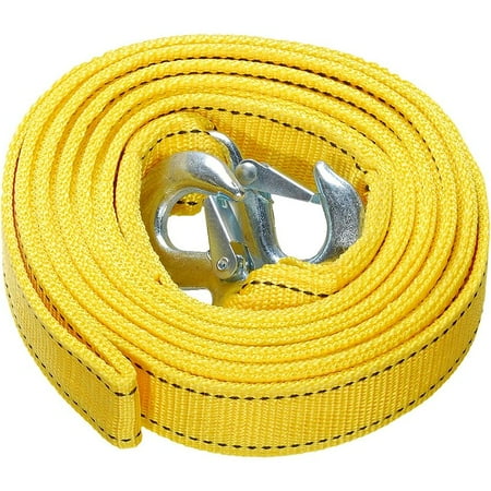 Heavy Duty Tow Strap with Safety Hooks, Polyester Tow Rope, Pull Rope ...