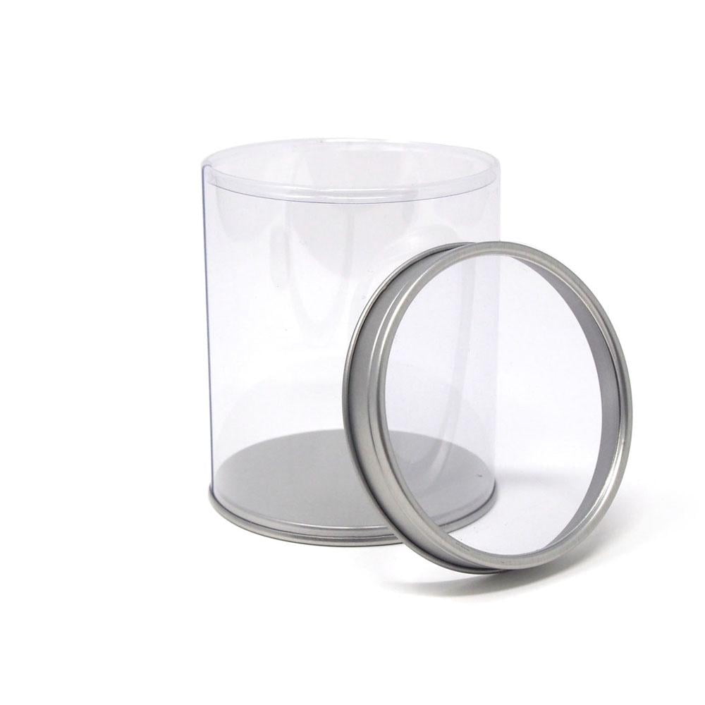 Party Favor Cylinder with Clear Window Tin Lid, 3.8-Inch - Walmart.com