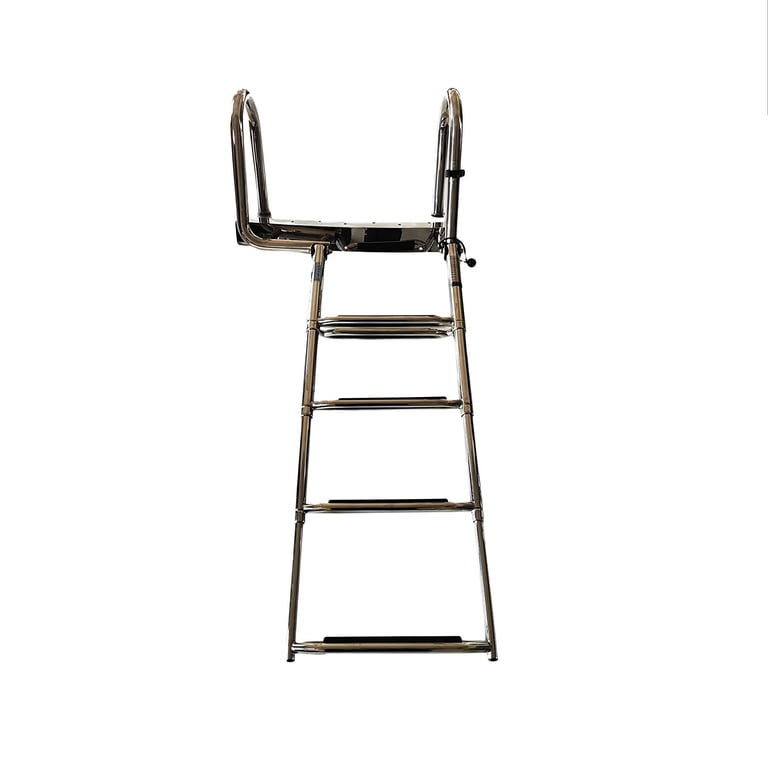 4 Step Boat Ladder MARINE CITY Stainless Steel Transom Ladder - 4 Step ...