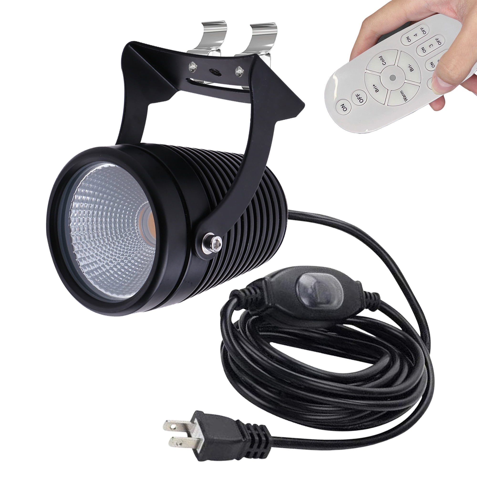 Kiven LED Indoor/Outdoor Waterproof Spotlight with Vinly Siding Hooks ...