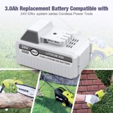 24V Replacement Battery for Snow Joe 24V Tools, 6.0Ah Large Capacity ...