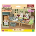 Calico Critters School Lunch Set, Dollhouse Playset with Figure and ...