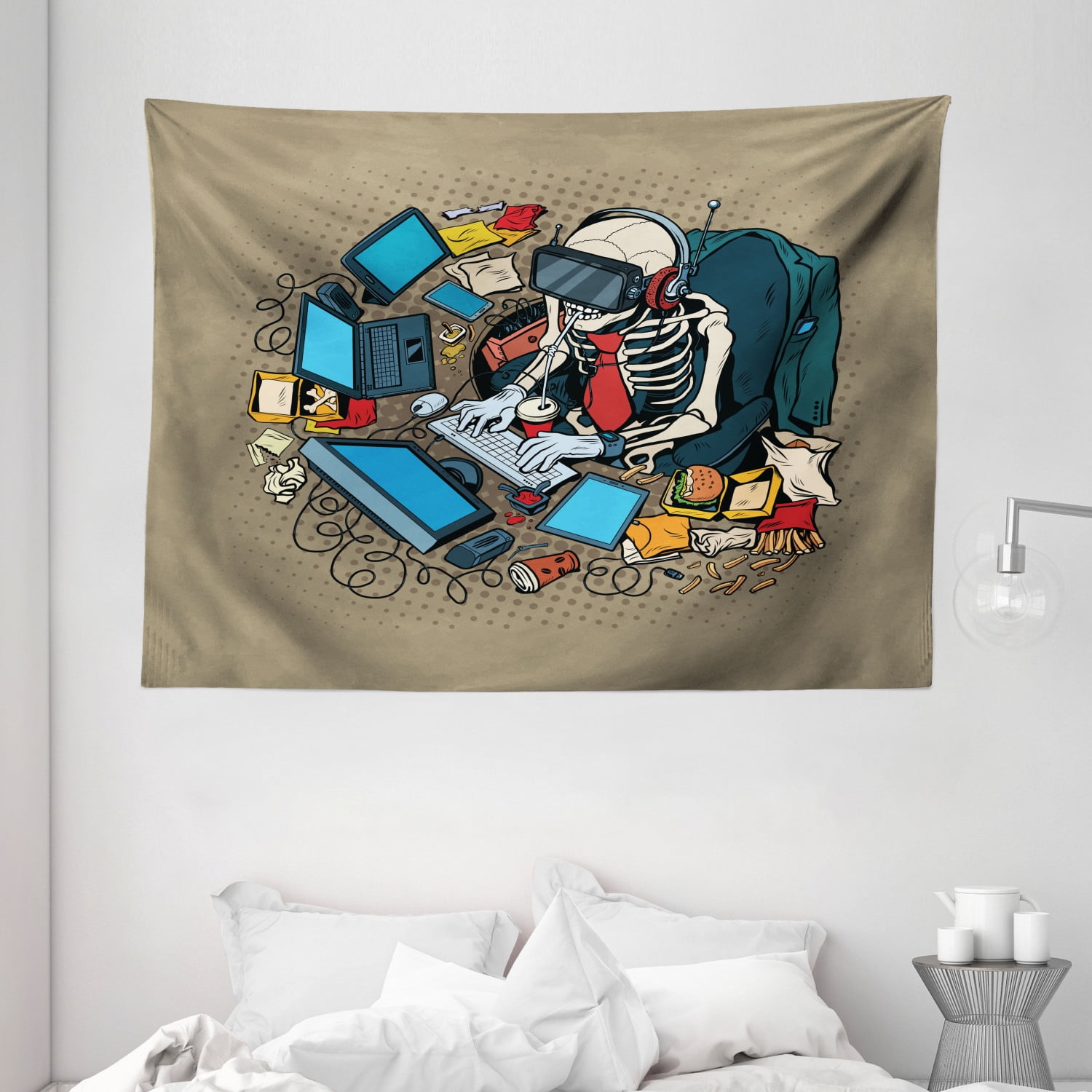 Gamer Tapestry, Skeleton Programmer and Hacker in Virtual Reality ...