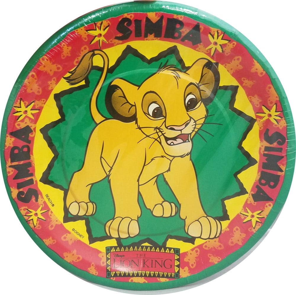 Lion King Vintage 1994 Simba Small Paper Plates (8ct) - Walmart.com