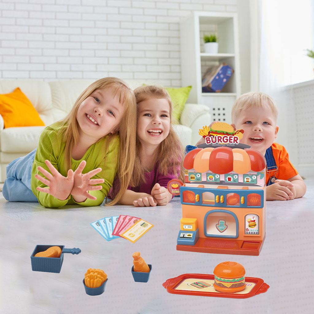 26x niños divertidos niños de hamburguesas baquetas jugar comida cocina ...