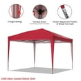 Outdoor Basic 10x10 Instant Pop-Up Canopy Tent, Durable Shelter for ...