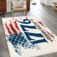 Independence Day 4'x6' Rug for Dining Table for 4 People Under Table ...