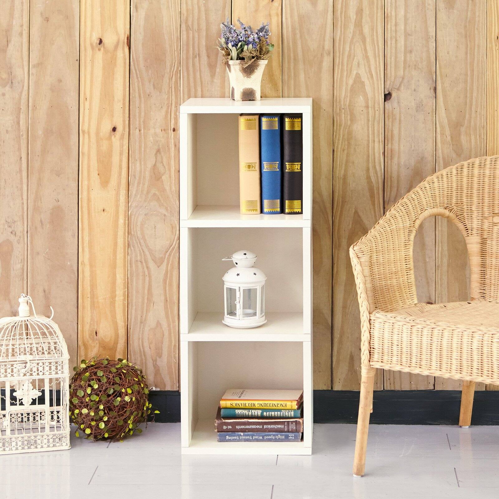Way Basics Eco-Friendly Wynwood 3 Cube Bookcase and Organizer - Walmart.com