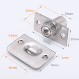 Stainless Steel Adjustable Roller Ball Door Spring Catch Lock Internal ...