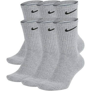 Nike Unisex Dri-FIT Cushioned Crew Training Socks (6 Pair), Black ...