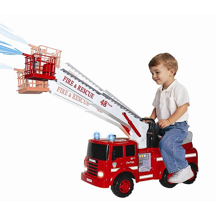 Skyteam Technology Ride-On Action Fire Engine - Walmart.com