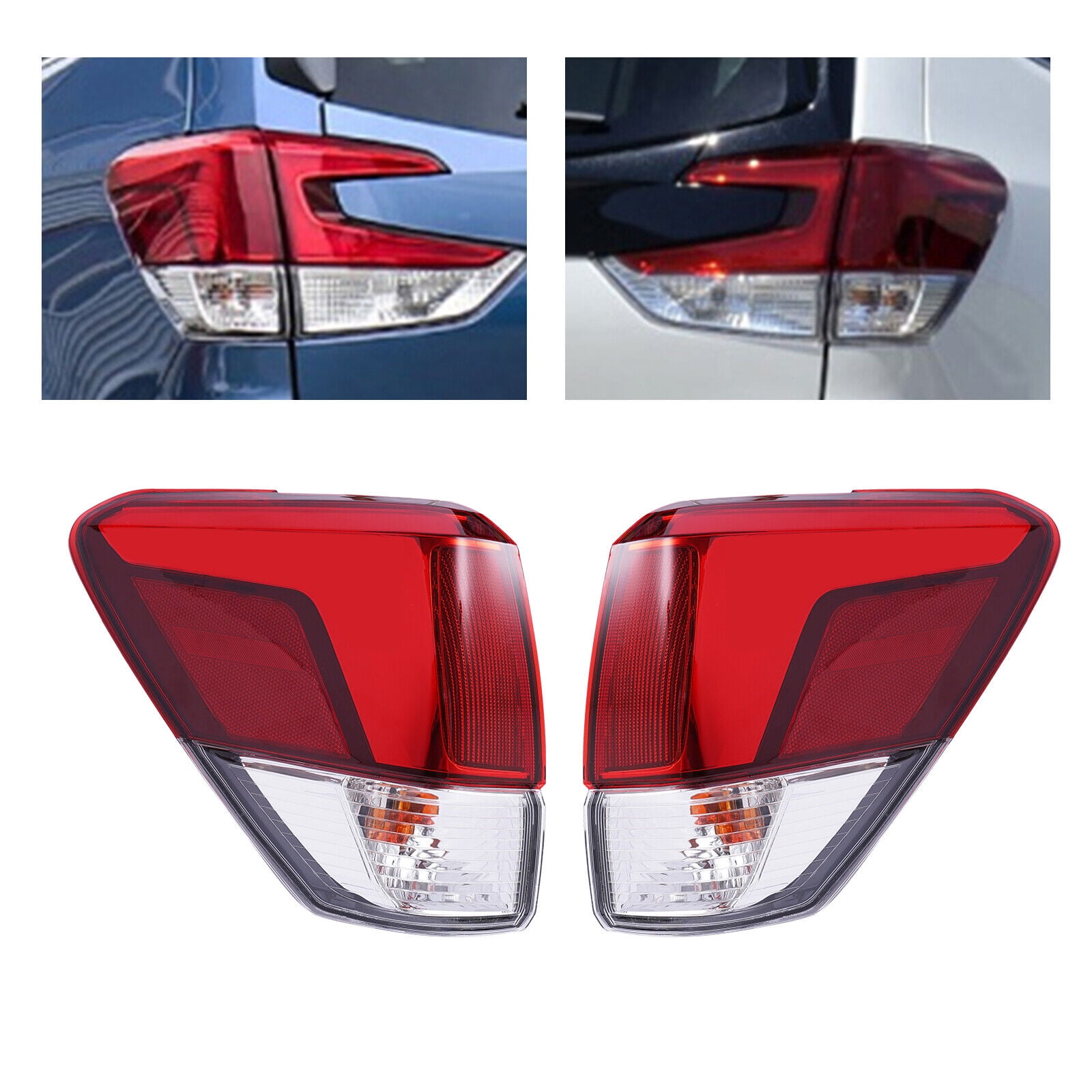 Left+Right Rear LED Tail Light Brake Lamp For Subaru Forester 2019-2012 ...