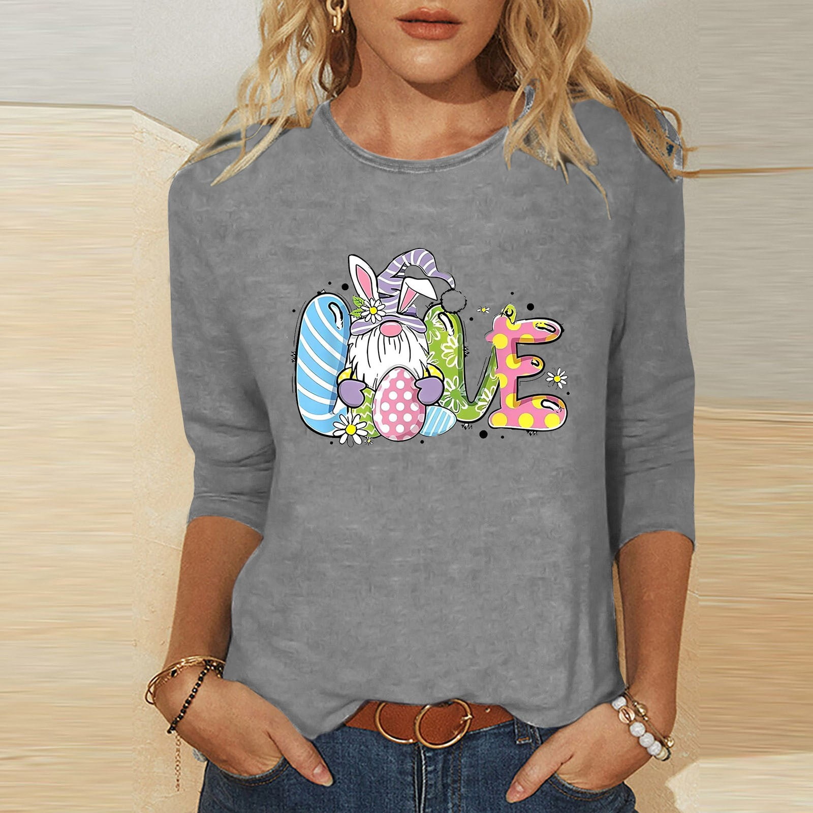 Click here for Xihbxyly Plus Size Tops For Women 3/4 Sleeve Women... prices