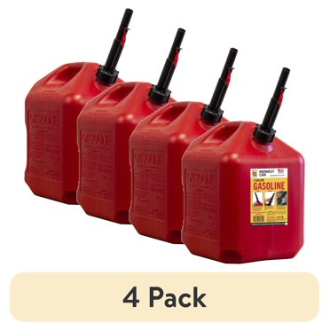 Midwest Can Company 5 Gallon Gasoline Container with Quick-Flow Spout ...