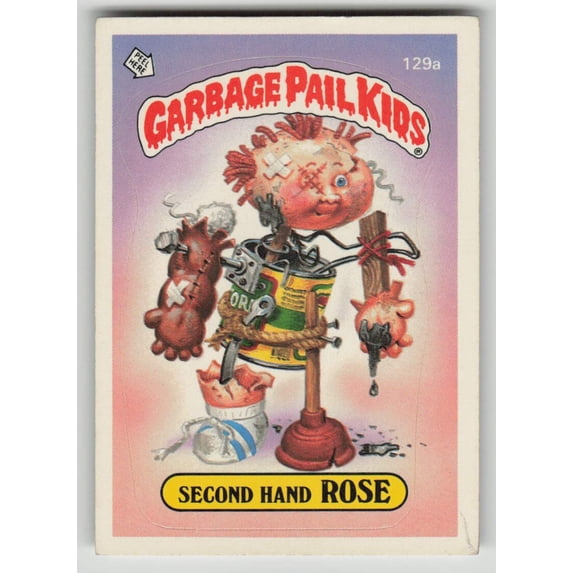 1986 Topps Garbage Pail Kids Series 4 sticker #129a - Walmart.com