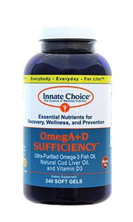Suplemento de aceite de pescado Omega 3 de Innate Choice 240 cápsulas ...