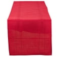 Holiday Drawn Work Thread Design Table Runner - 2 Colors (Red, 16"x72 ...