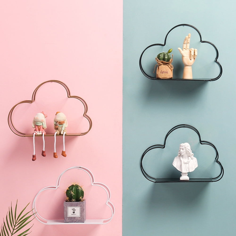 Click here for Unbranded Metal Cloud Shape Wall Mount Shelf Rack... prices
