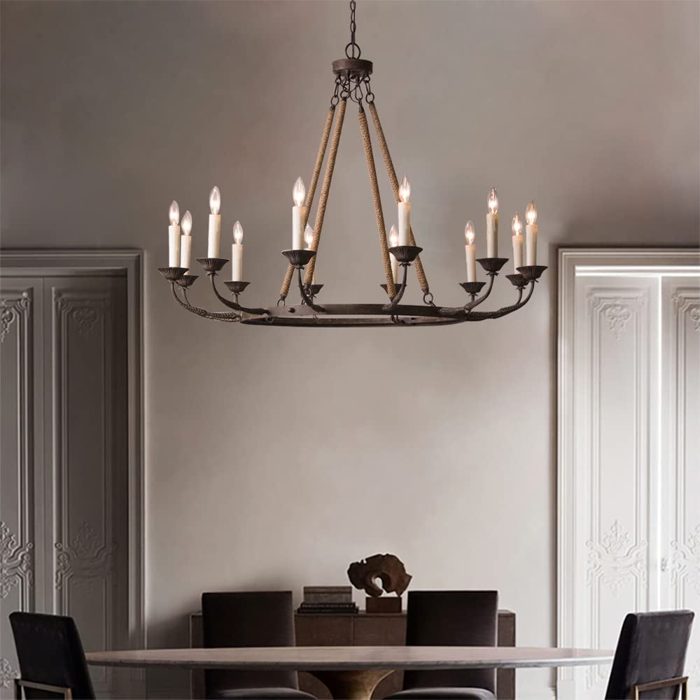 Click here for Lovedima Vintage Chandeliers For Dining Room 12-Li... prices