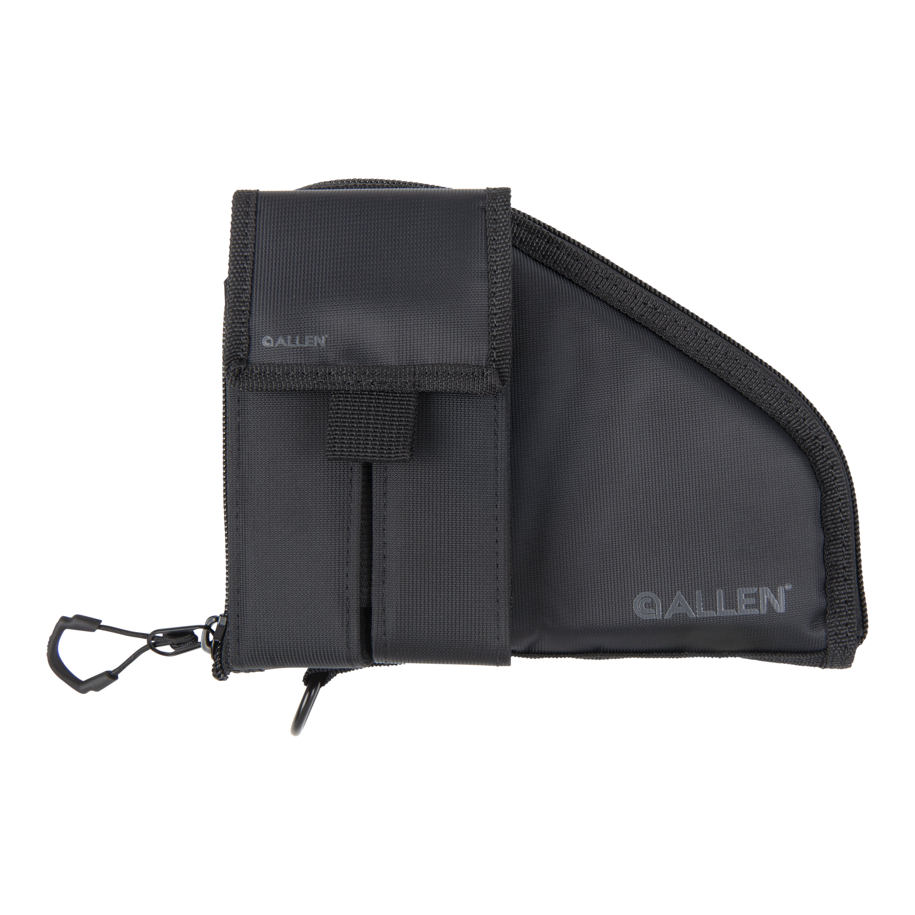 Allen Company Pistol Case with Mag Pouch, Compact Handguns up to 8 In ...