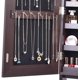 NEX Jewelry Cabinet Standing Lockable Makeup Armoire with Full-Length ...
