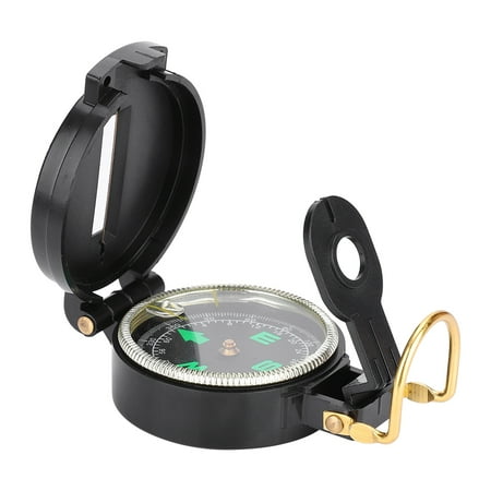 Folding Lens Survival Compass, Plastic Compass, For Outdoor Camping ...