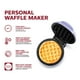 Holstein Housewares Personal/Mini Waffle Maker, Non-Stick Coating ...