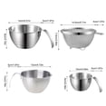 304 Stainless Steel Multipurpose Kitchen Colander Bowl for Salad ...