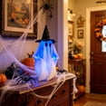 2026 Halloween Ghost Light Figurine, Glowing Spooky Figurine with Witch ...