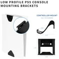 VIVO PS5 Stand Organizer with Wall & Under Desk Mount, Game Holder with ...