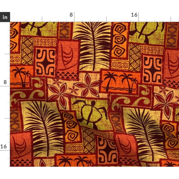 Hawaiian Print Fabric