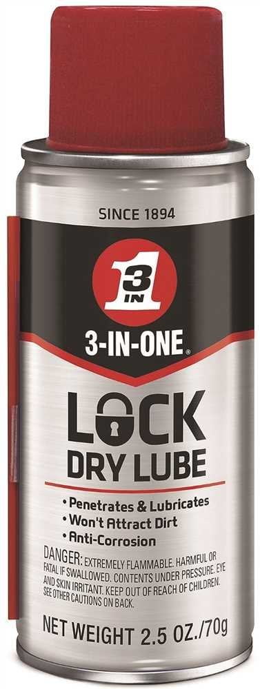 3 IN ONE 12007 2.5 Oz Lock Dry Lube - Walmart.com