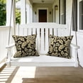 2 Pack Outdoor Throw Pillow Covers for Patio Furniture, 16x16 Inch ...