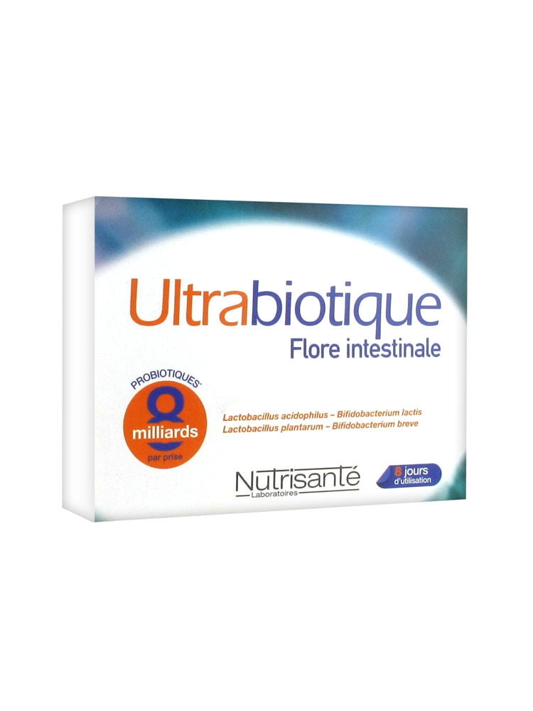 Nutrisante Ultrabiotique Probiotics 16 Capsules - Walmart.com
