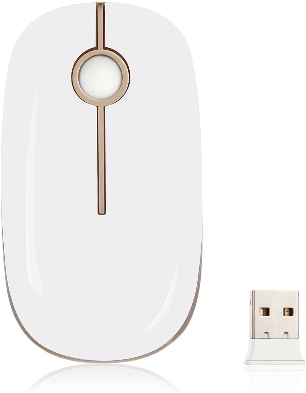 Buy Jelly Comb 2.4G Slim Wireless Mouse with Nano Receiver Less Noise ...