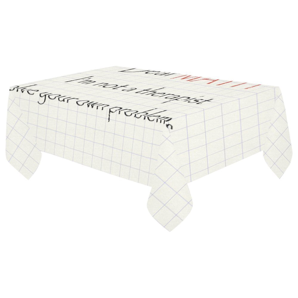 MYPOP Tablecloth Cover Funny Mathematics Inscription Home Decor 60x104 ...