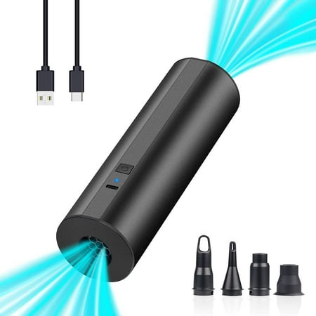 Electric Air Pump for Inflatables, Rechargeable Battery Powered Air ...