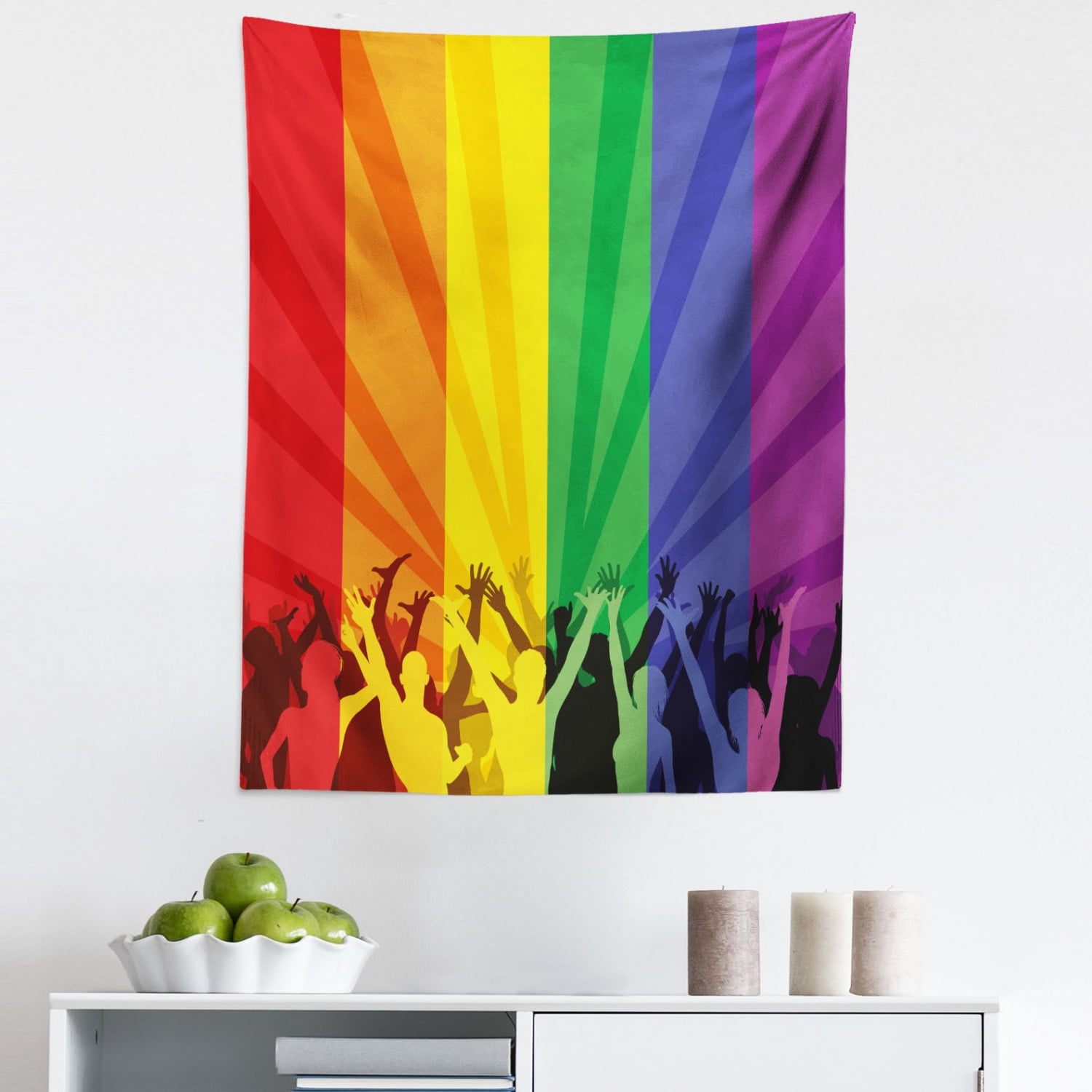 Pride Tapestry, People Celebrating International Day for LGBT Community ...