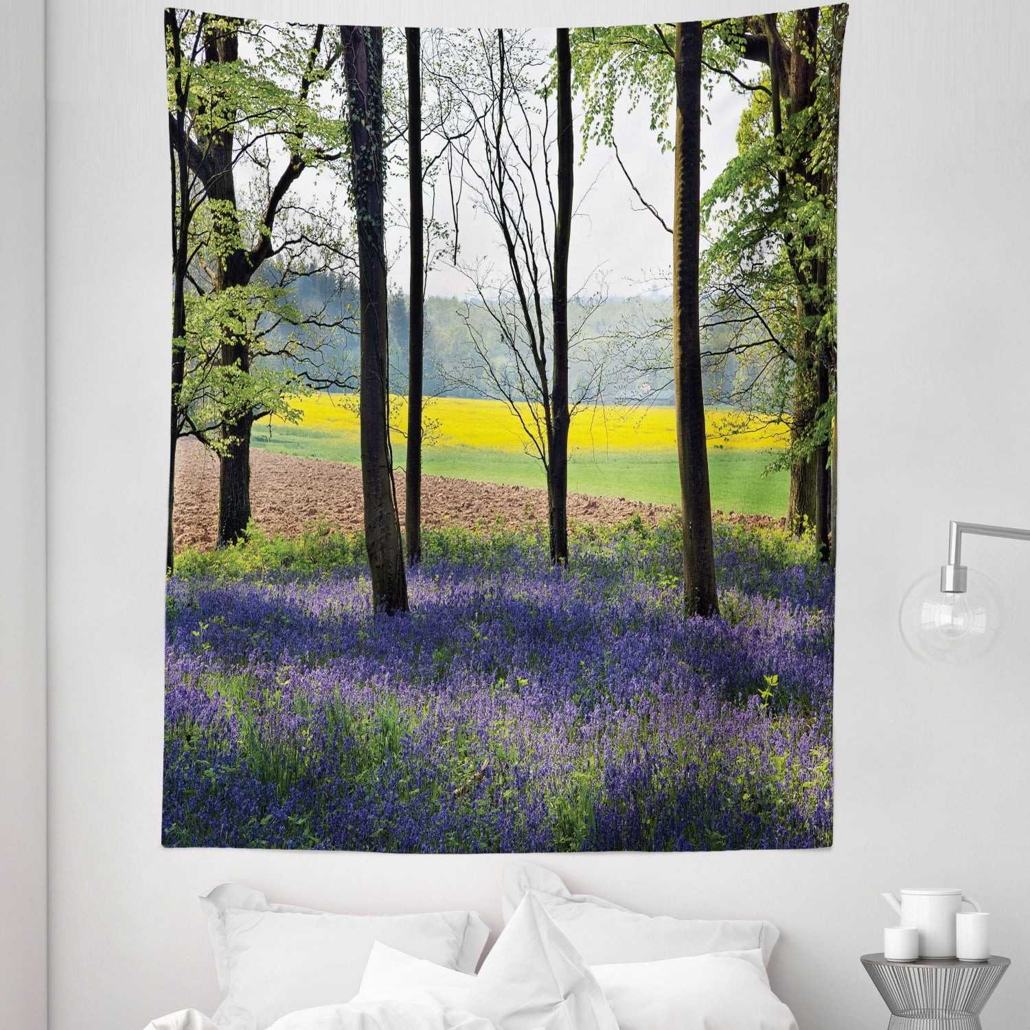 Floral Tapestry, Bluebells in Wepham Woods Wildflower Spring Rural ...