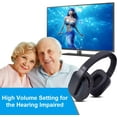 2.4g RF Wireless Headphones for TV Watching Listening, ARTISTE D1 ...