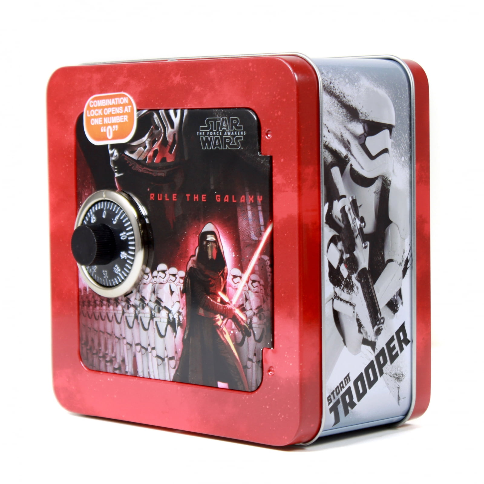 Star Wars The Force Awakens Combination Lock Safe Money Bank | Walmart ...