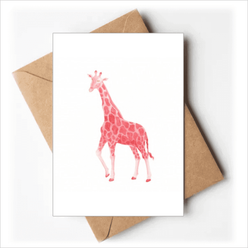 IUCN Endangered Animals Red Giraffe Greeting Cards You are Invited ...