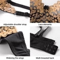 3 Pack Bra for Women,Lace Underwire Push Up Bras Cute Padded Low Cut ...