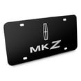 Lincoln MKZ 3D Dual Logo Black Stainless Steel License Plate - Walmart.com