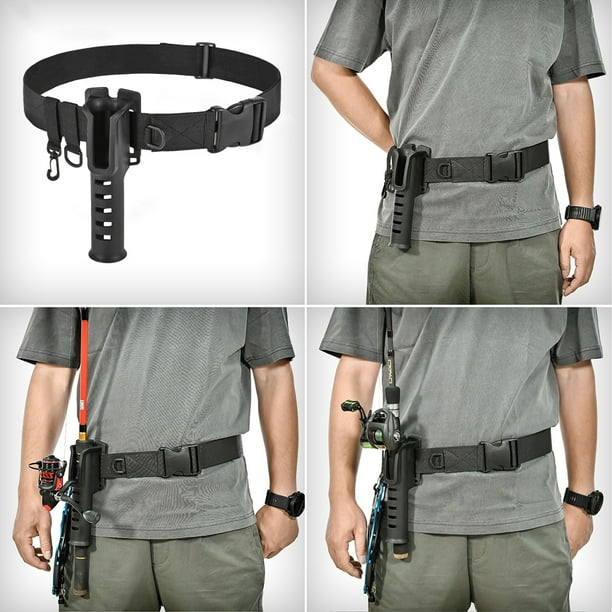 Fishing Rod Holder Waist Belt Pole Rack Strap Rod Holder Belt Portable ...